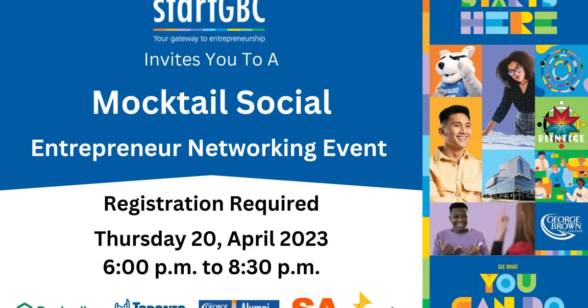 startGBC Mocktail Social | George Brown Polytechnic