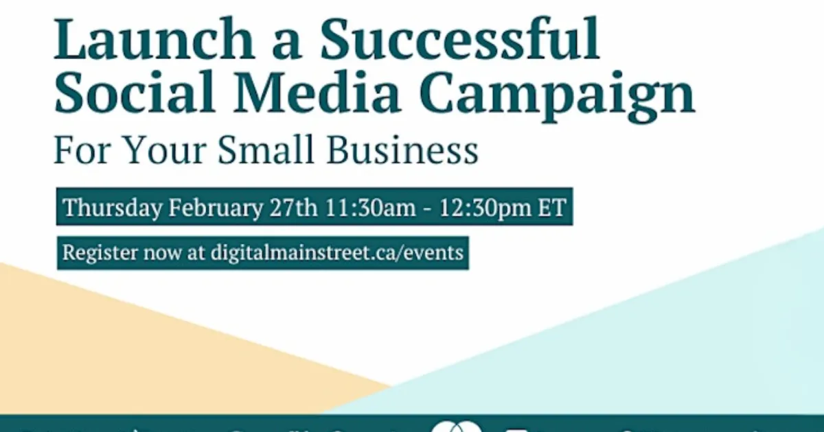 Launch a Successful Social Media Campaign for Your Small Business ...